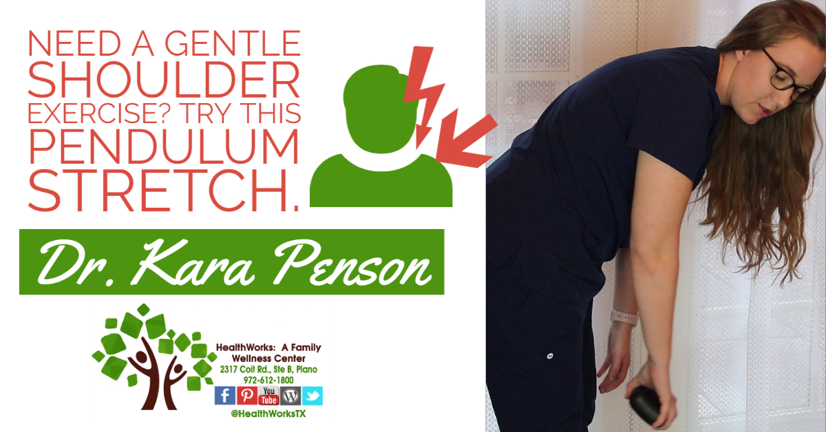 Need a Gentle Shoulder exercise? Try This Pendulum Stretch. - Atlas ...
